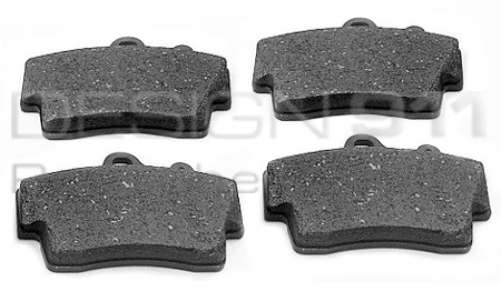 Original Porsche 98735193903 Brake pads Front for Porsche Boxster 987 2 ...