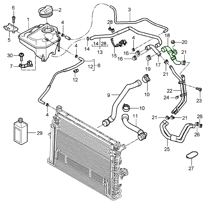 water tube - 95510631010 | Design 911