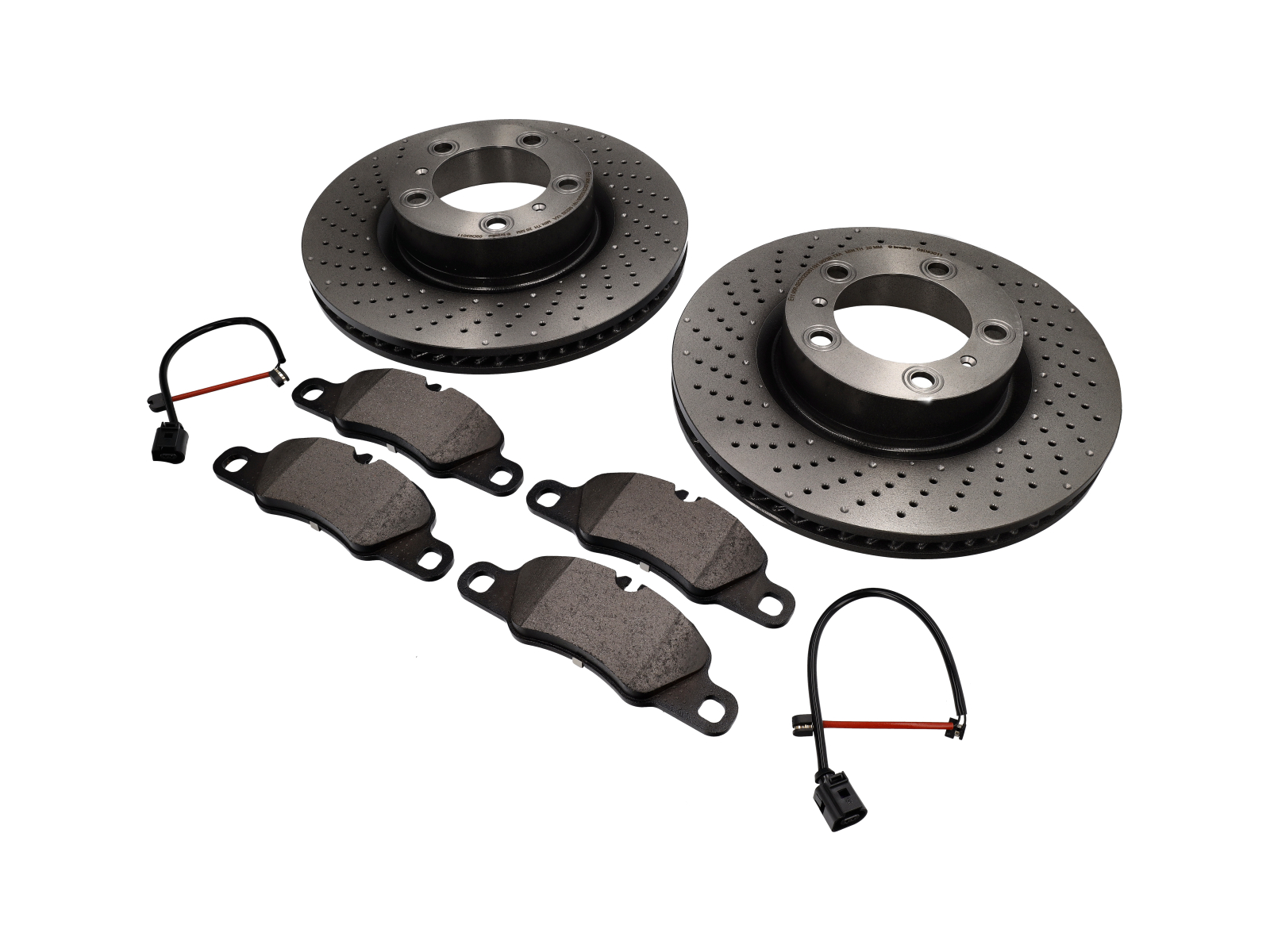 FRONT Brake Pads and Brake Disc Package Porsche 991 3.4L - BRAKEKIT991 ...
