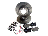 Brembo Brake Pads and Brake Disc Package. Porsche Boxster S 986 ...