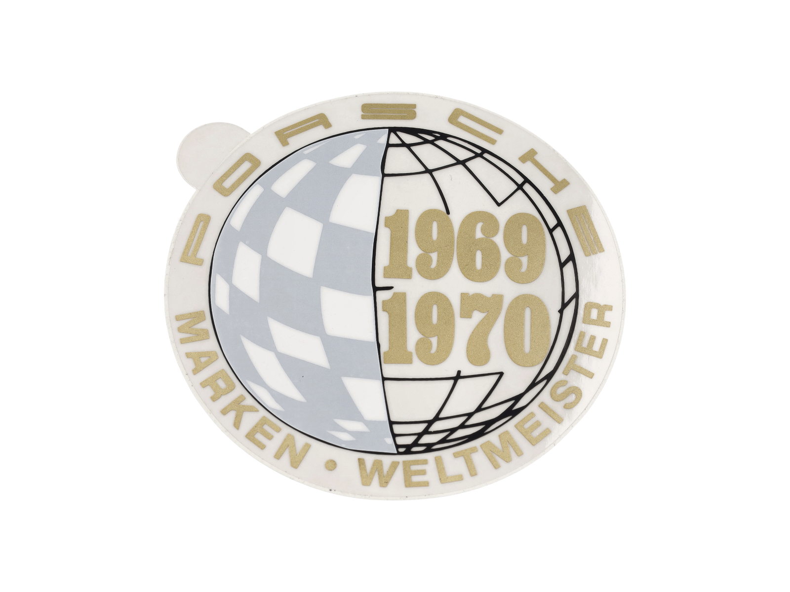 World Champion 1969 1970 Window Sticker 91170110301 - 91170110301 ...