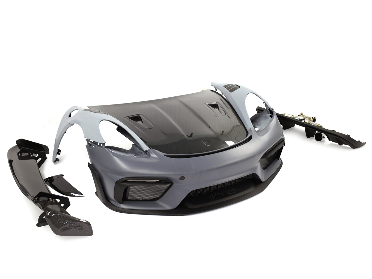 Porsche 718 Upgrade to Porsche 718 GT4 RS look complete body kit ...