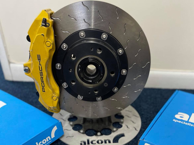Alcon ALCONDISCKITCUP Front brake disc kit Porsche 997 GT3 Cup car ...
