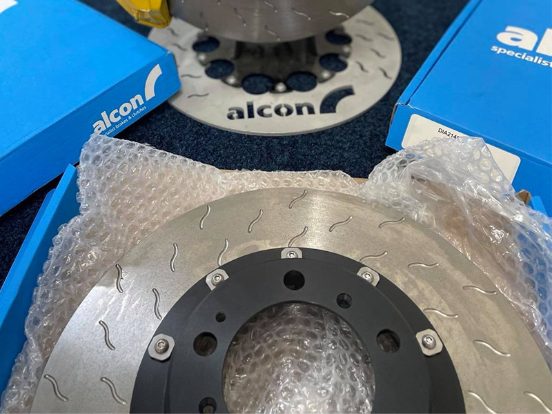Alcon ALCONDISCKITCUP Front brake disc kit Porsche 997 GT3 Cup car ...