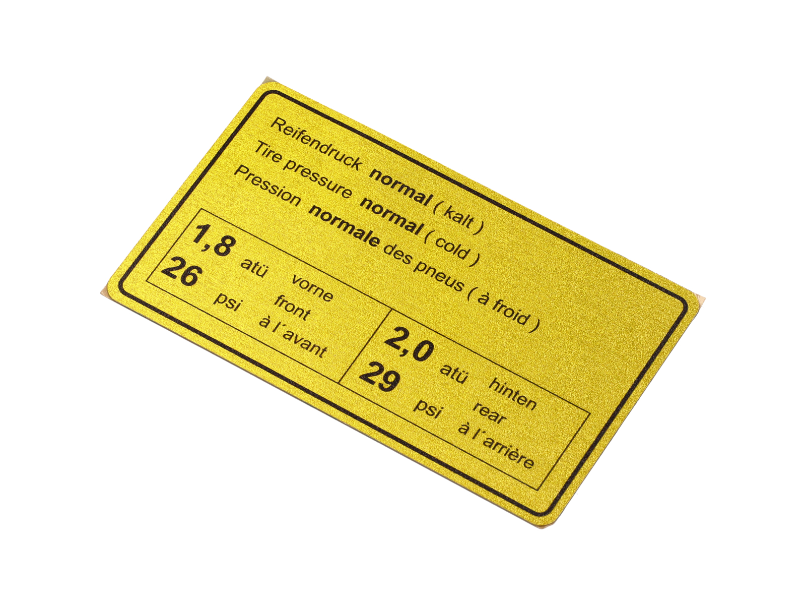 Porsche Tyre Decals | Design911 Authentic Restoration Labels for Accuracy, Safety & Detailing ...