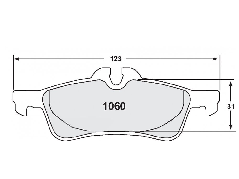 PFC BRAKE PADS REAR REAR MINI COOPER S JCW - 1060.10 | Design 911