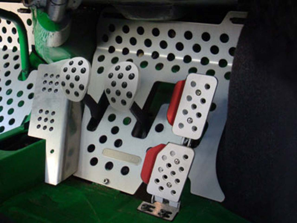 Porsche Rennline Aluminium Floor Board - F19RHPBLACK | Design 911