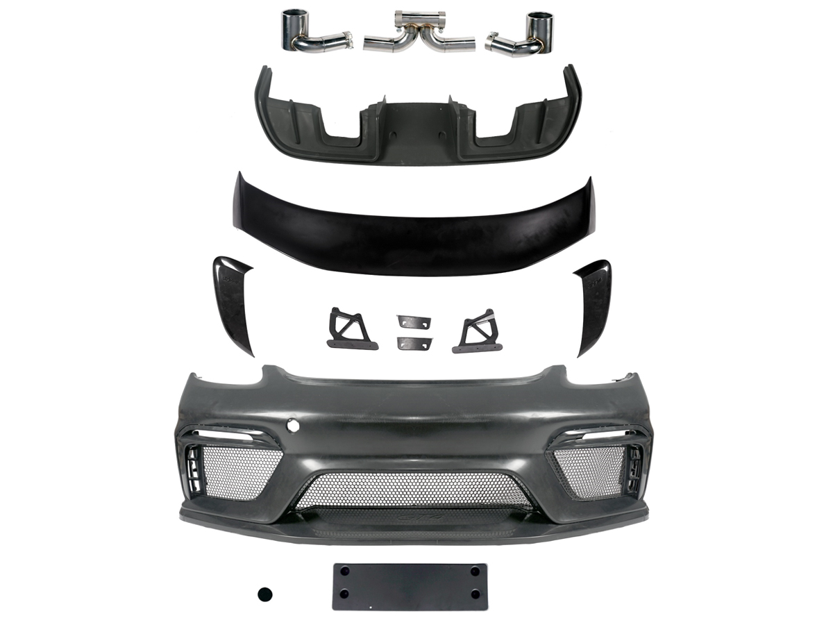 718 GT4 Look conversion kit for Porsche 718 Cayman / 718 Boxster ...