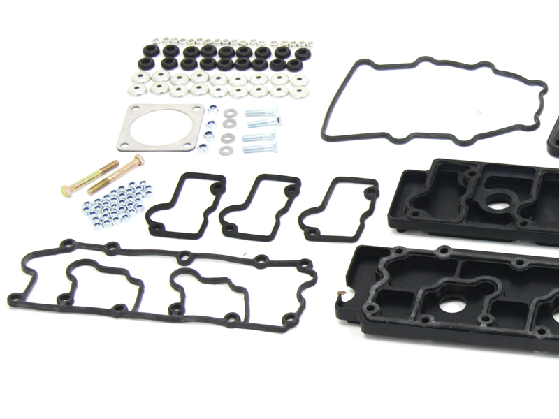 Camshaft and chain housing cover set in aluminium. Porsche 964 / 993 ...