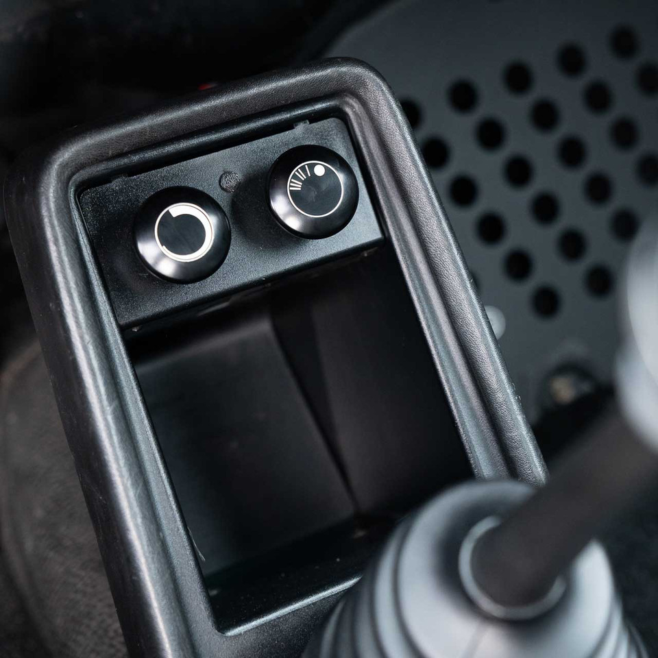 Rennline billet aluminium A/C fan speed control knob. Porsche 911 1974 ...