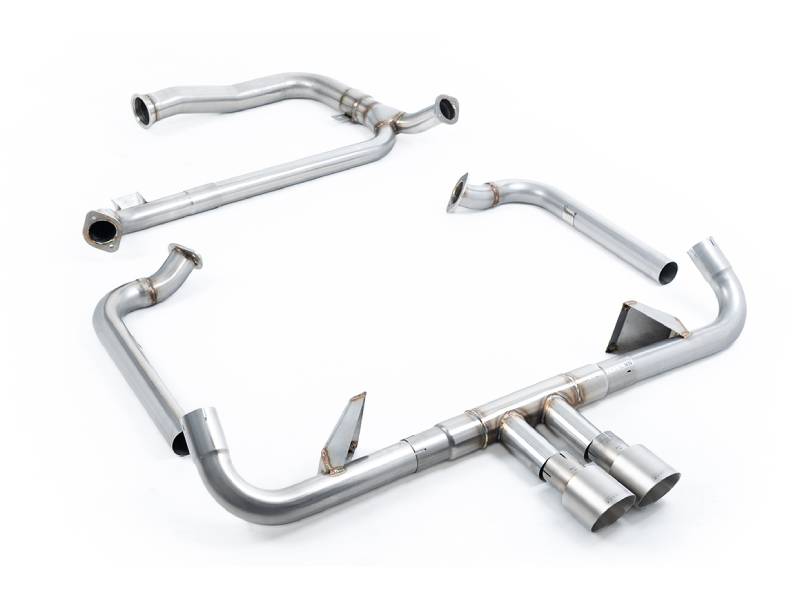 Escape deportivo Milltek con tubo de repuesto Cat y embellecedores de ...