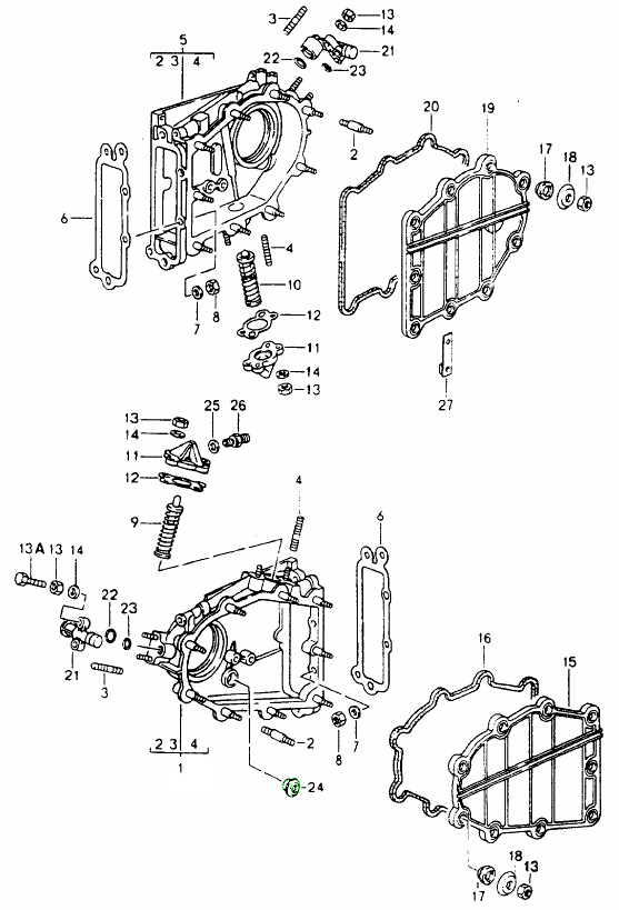 Porsche 964 993 Timing chain housing bush 96410511001 - 96410511001 ...