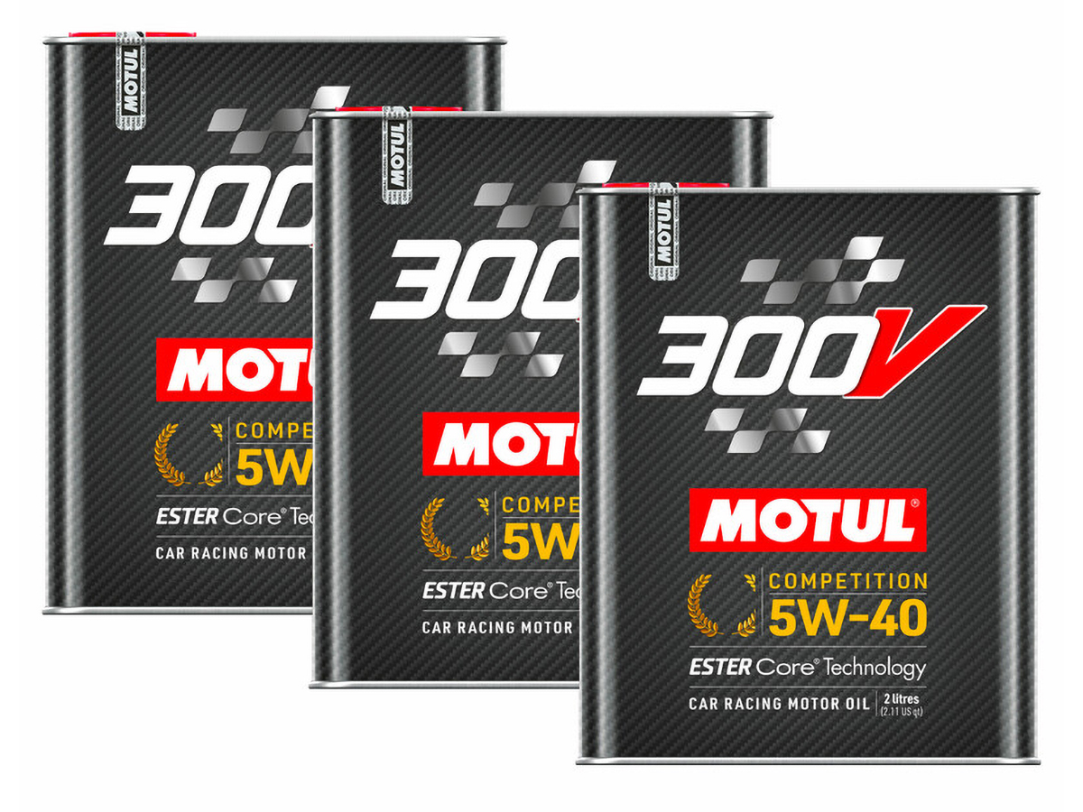 MOTUL 300V COMPETITION 5W-40 engine oil 6ltr - 110817X6L | Design 911