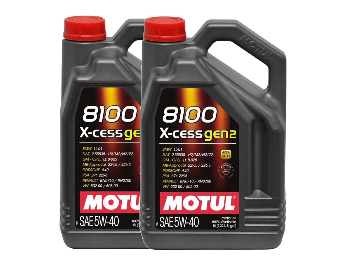 MOTUL 8100 X-CESS GEN2 5W-40 engine oil 10ltr 109776 - 109776x10L ...