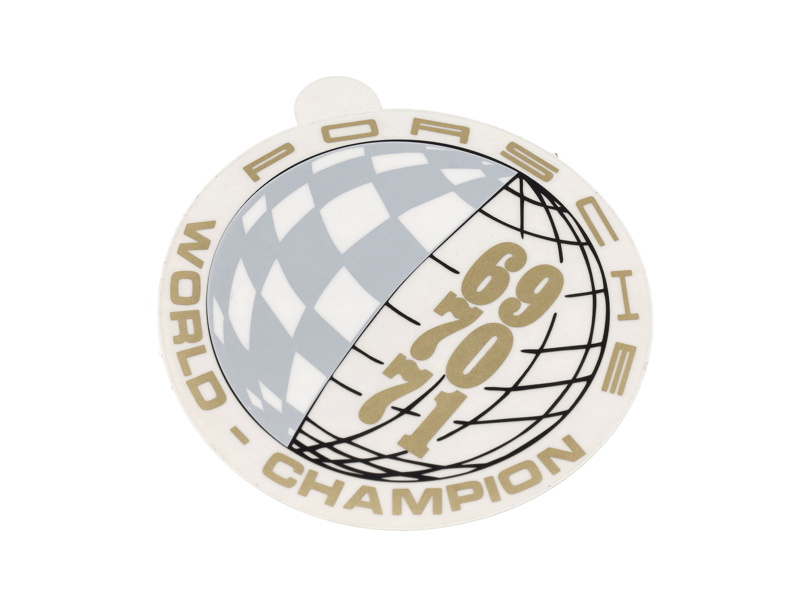 World Champion 1969 1970 1971 Window Sticker 91170110322 - 91170110322 ...