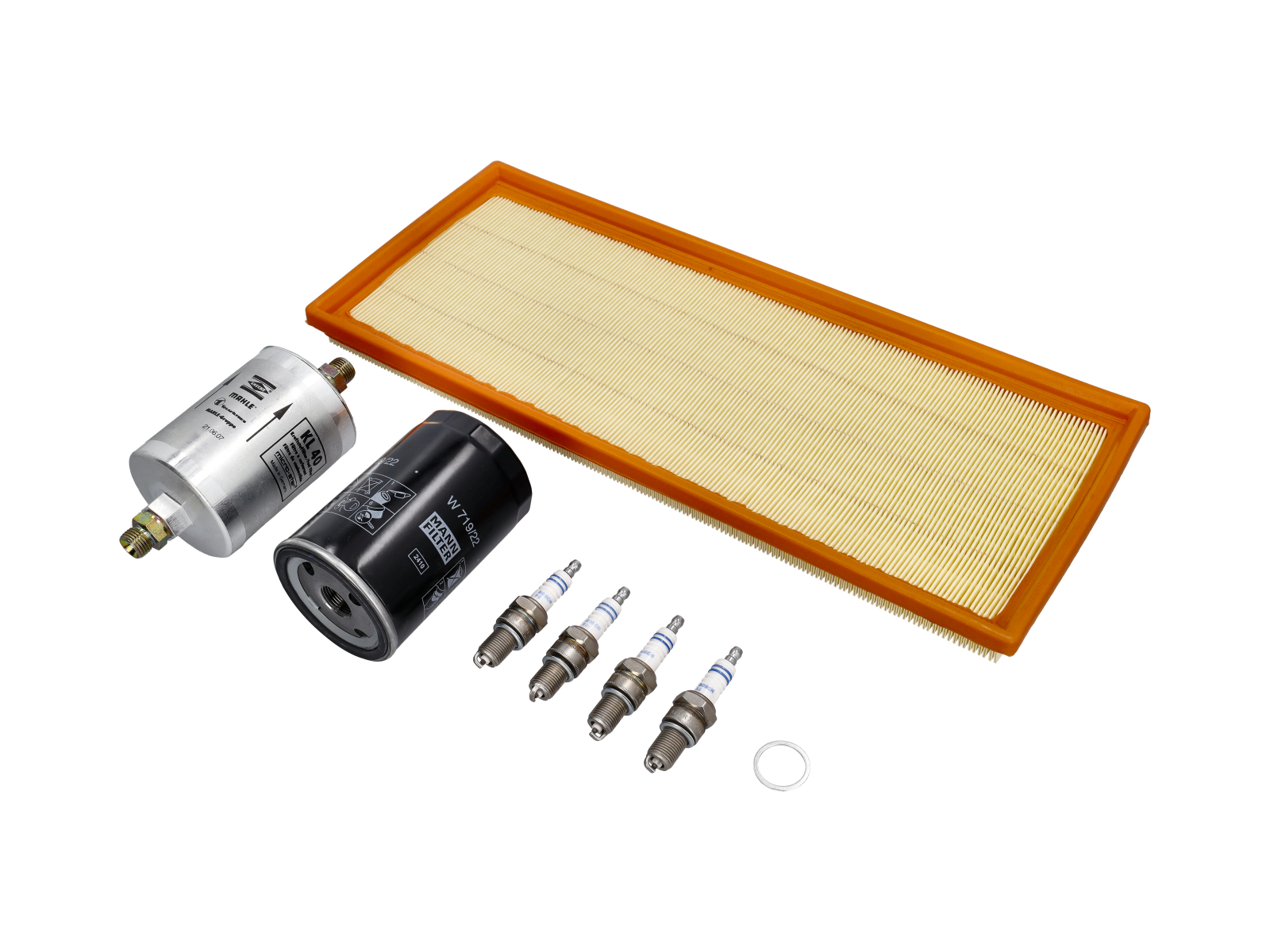 Kit di manutenzione motore - Filtri aria/carburante/olio, candele e ...