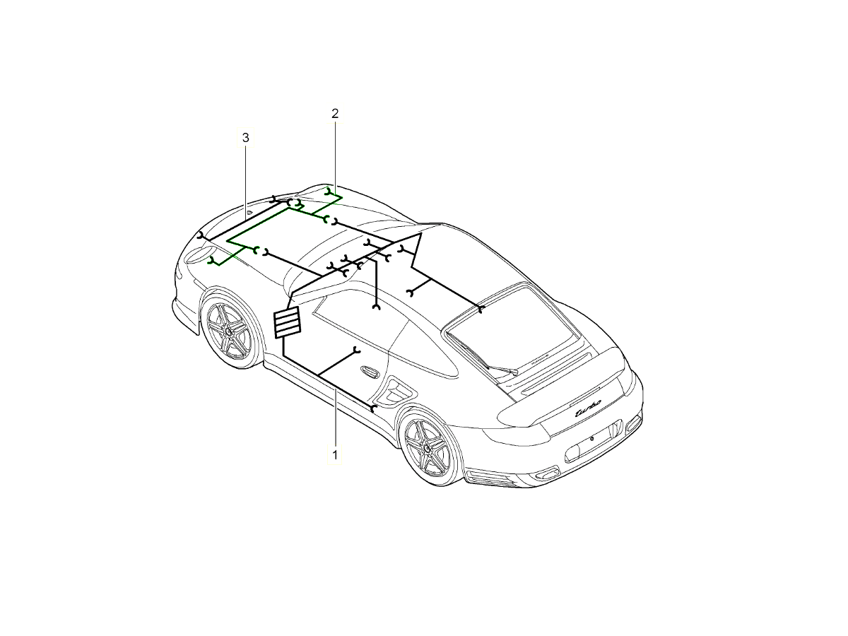 Buy Porsche 997 (911) MK1 2005-2008 Wiring Harness / Cables | Design 911