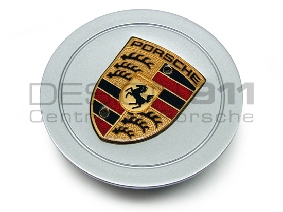 Wheel Caps with Coloured Crest for Porsche Macan (Set of 4) 00004460510 ...