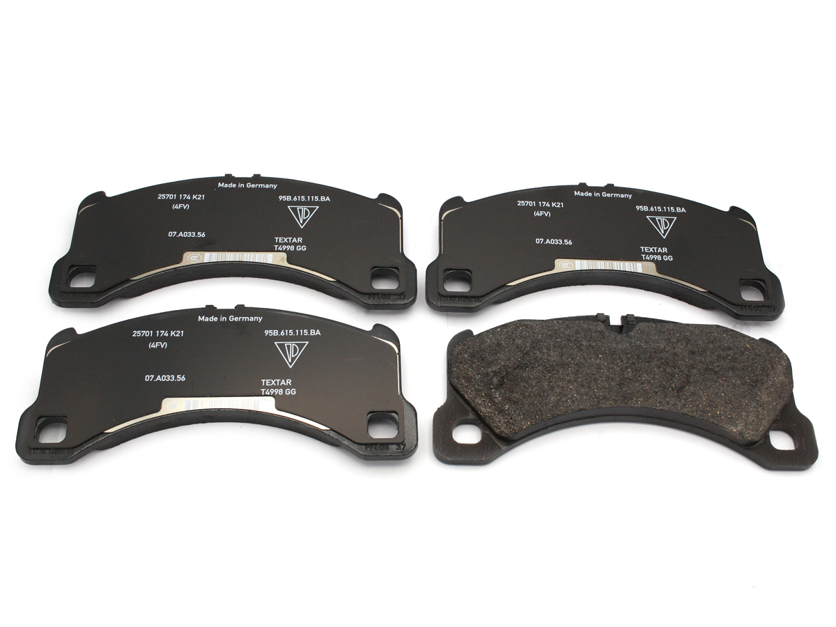 Porsche 95B Macan Brake pad set FRONT 95B698151AS - 95B698151AS ...