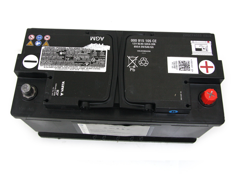 Porsche Car battery 92AH 95861109221 - 95861109221 | Design 911