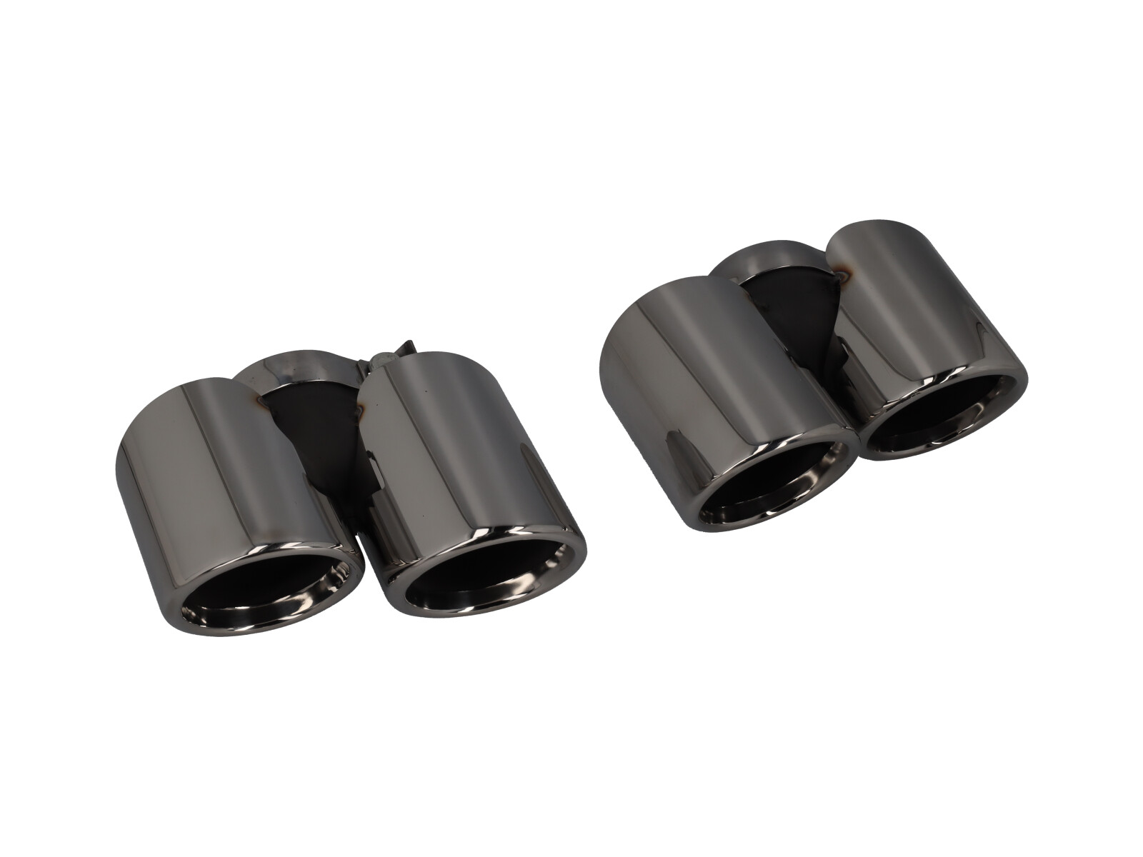 DesignTek Exhaust tail pipes in Chrome for Porsche 991.1 3.4L ...