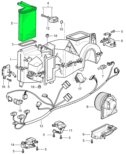 Valvula Expansion Aire Acondicionado Porsche Panamera 970 97057362100 ...
