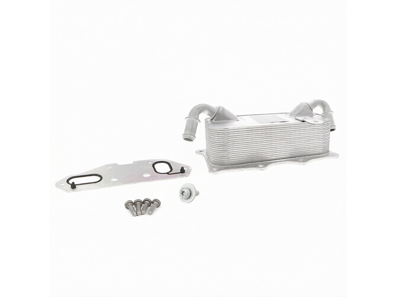 Engine oil cooler & gasket kit. Porsche 958 Cayenne Hybrid / 970 ...