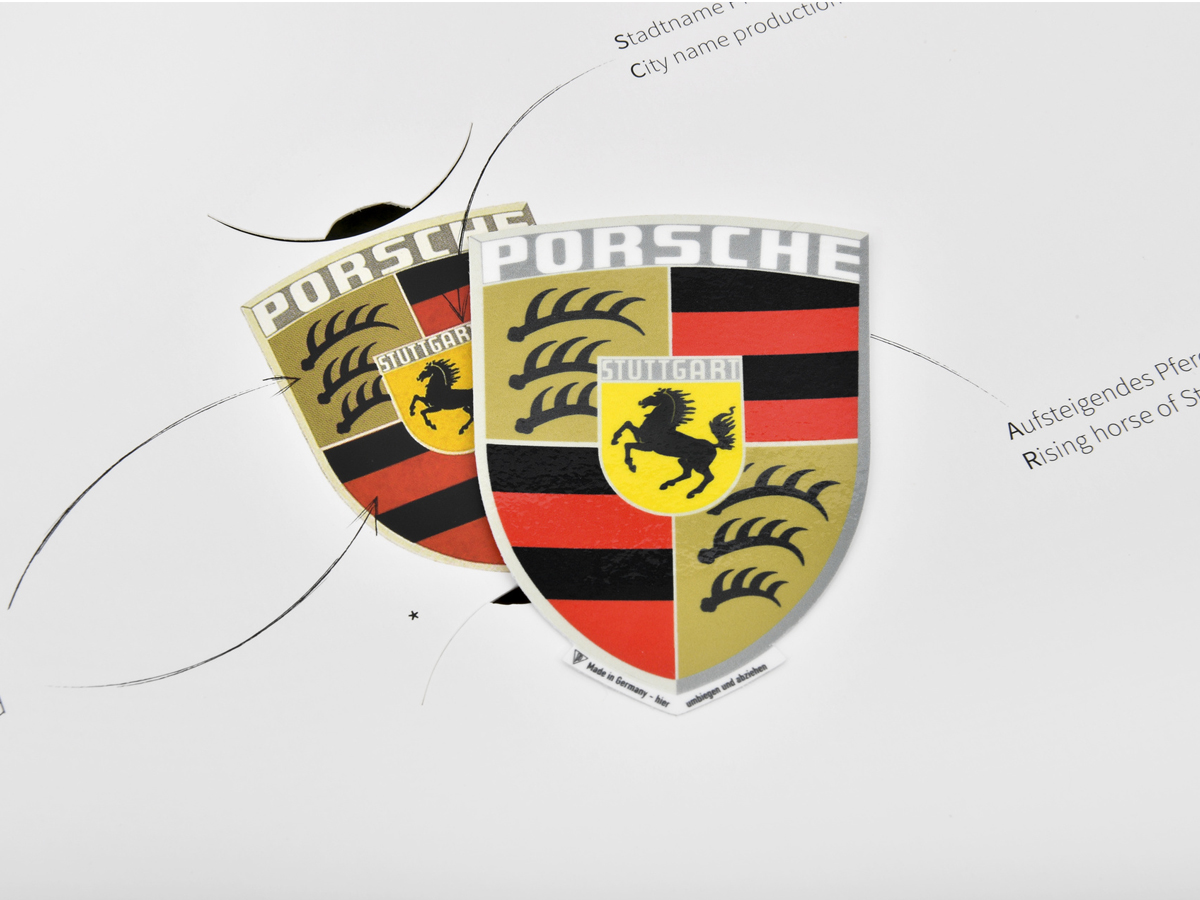 Buy Porsche 911 & 912 (1965-1989) Stickers. Crests & Logos | Design 911