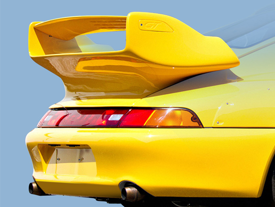 Porsche 993 Turnwald rear spoiler sticker 99351211780 - 99351211780/2 ...