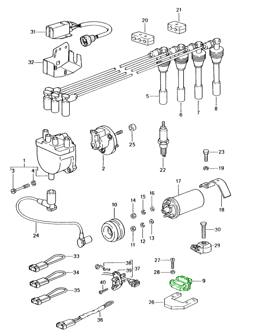 Buy Porsche 964 (911) (1989-1994) Ignition Coil | Design 911