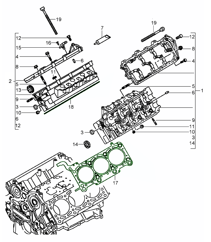 Cylinder Head / Camshaft Carrier | Design 911