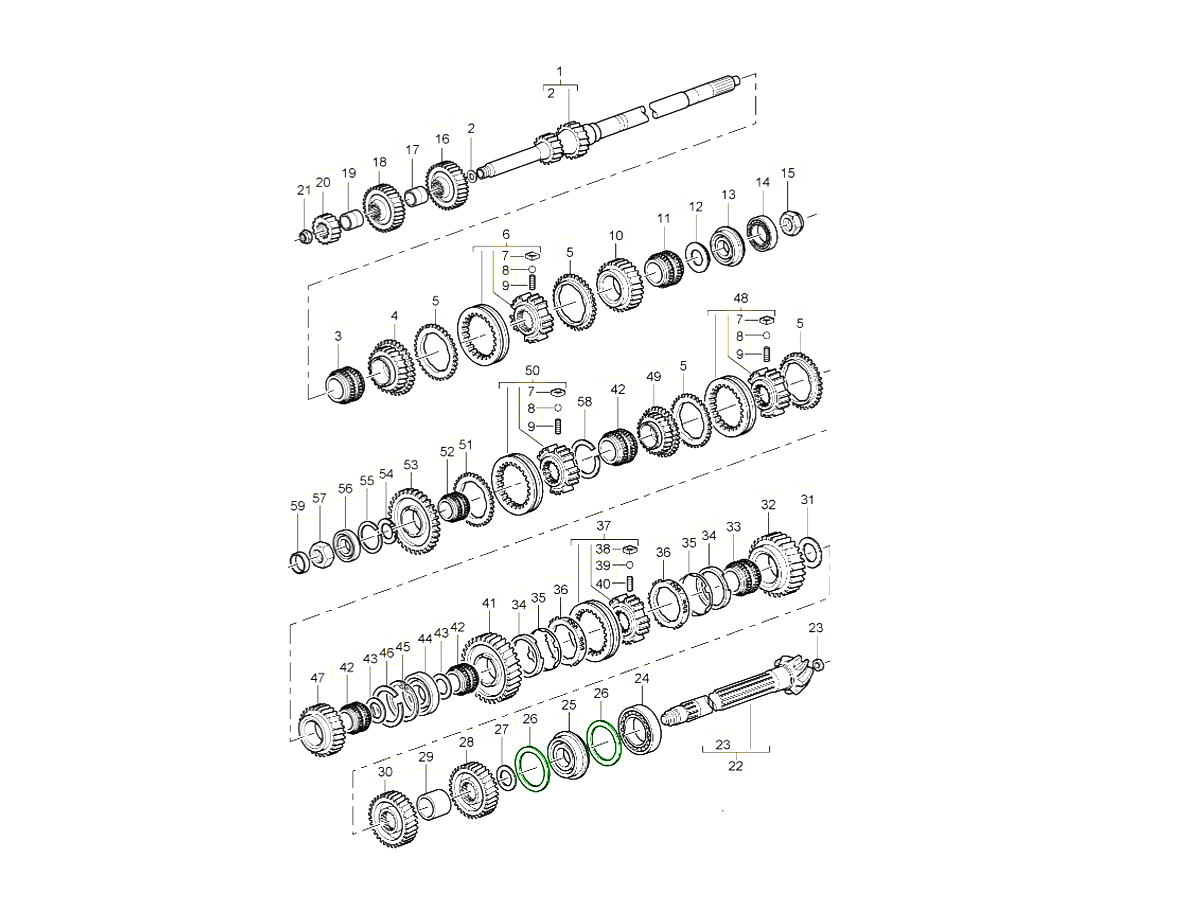 Washer Shim Porsche 996 997 Turbo 99630216351 - 99630216351 | Design 911