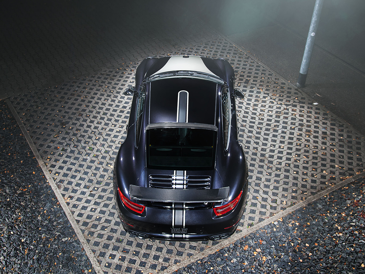 TechArt carbon fibre roof spoiler for Porsche 991 turbo 091.100.600.009 ...