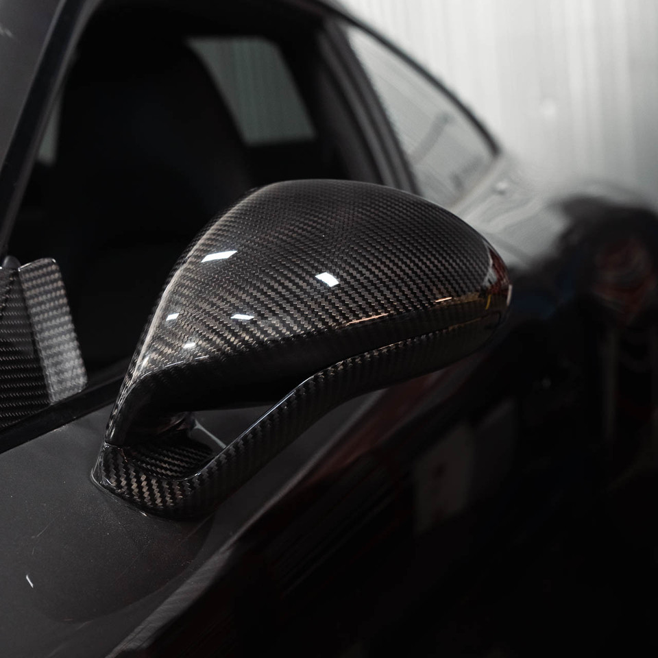 Rennline LHD Sport Design Mirrors Carbon Fibre. Porsche 991 / 981 ...