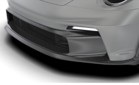 Front bumper insert, carbon fibre. Porsche 992 GT3 RS - 1016.992.3RS ...