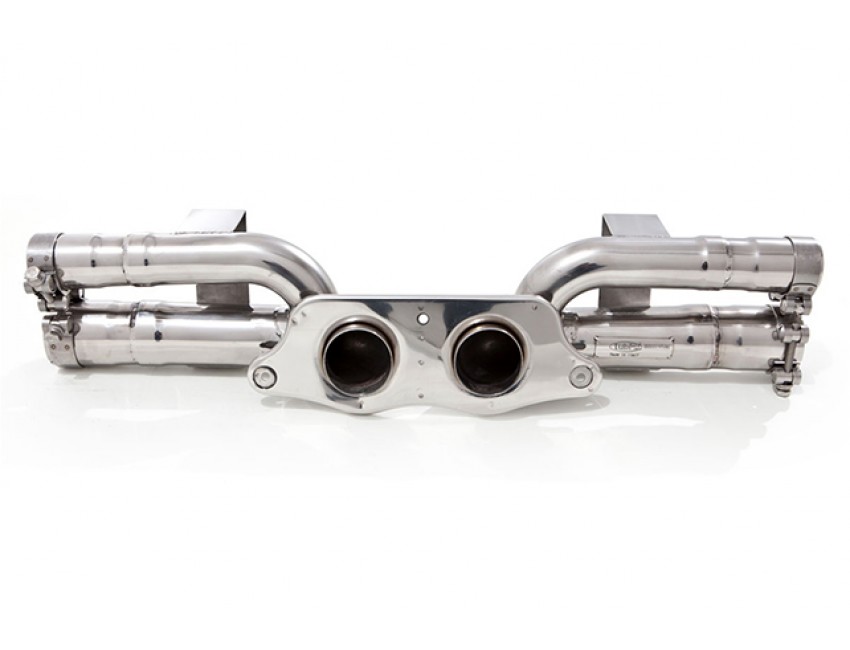 Sports exhaust rear silencer straight pipe Porsche 997 GT3 and GT3 RS - TSPOGT3C10.900.AT ...