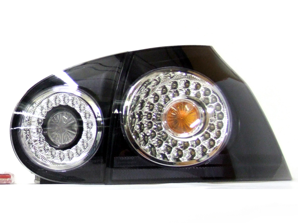 Rear Indicator Units LED Black Internal VW GOLF MK5 (PAIR) - 2214998 ...