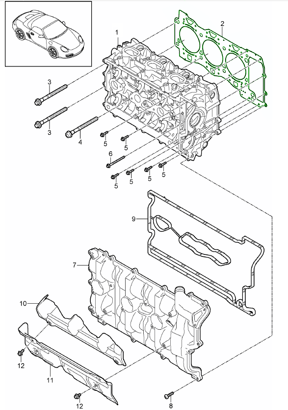Cylinder Head / Camshaft Carrier | Design 911