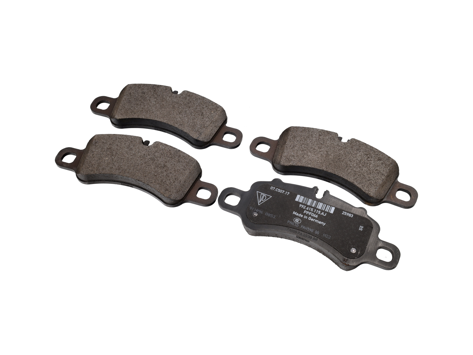992698151G Brake Pads - Front. Porsche 992 Carrera 2 / 4 (For Non-S ...