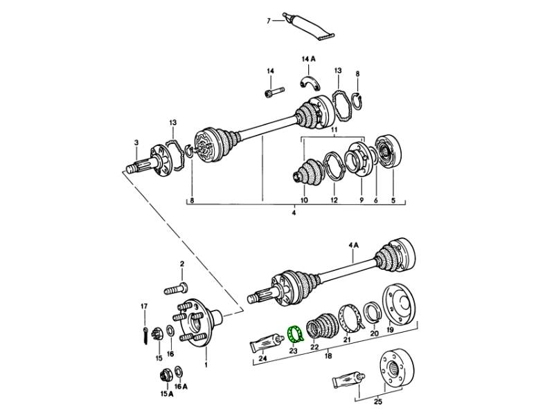 Bellow Clamp For CV Boot, 34MM. Porsche 911 / 928 / 944 / 959 / 964 ...