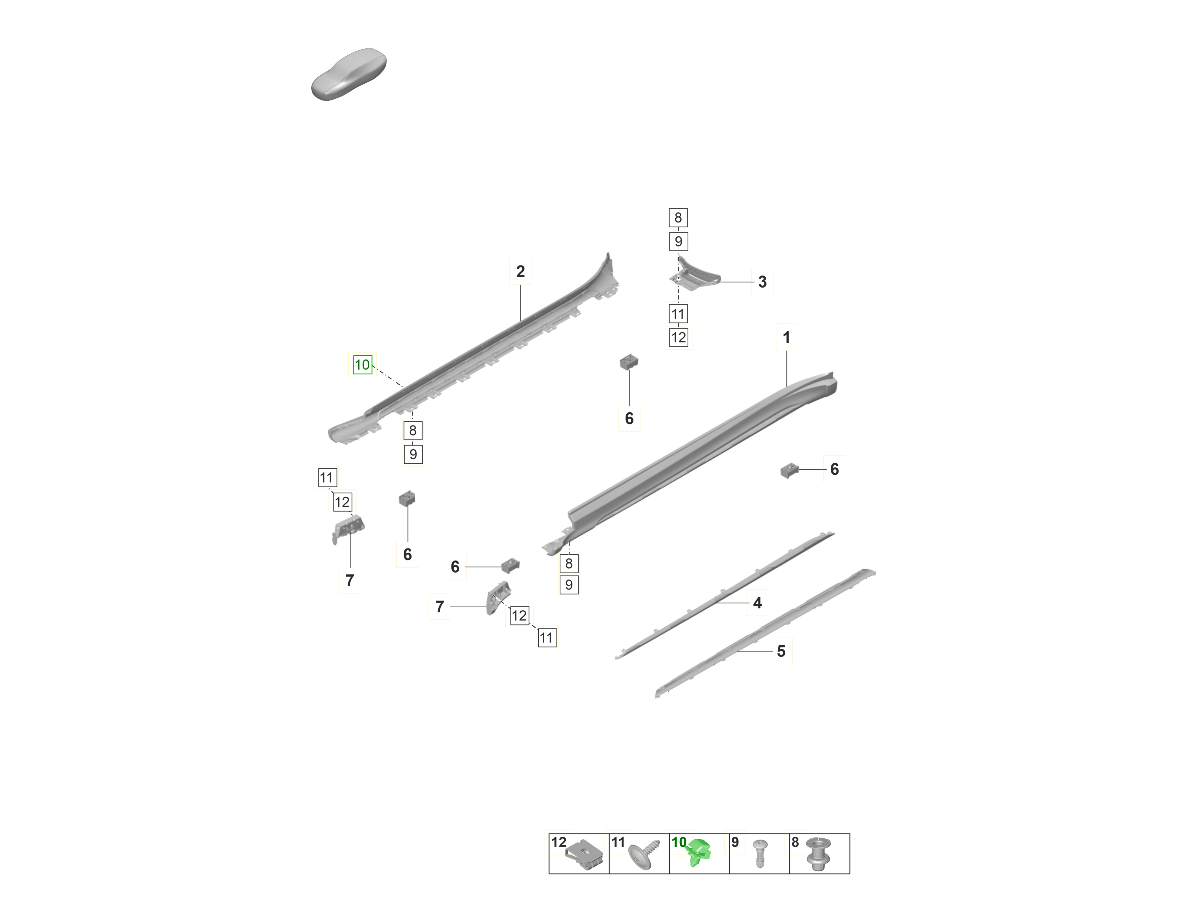 Genuine Porsche & Reproduction Side Sill Panels | OEM Body Restoration ...