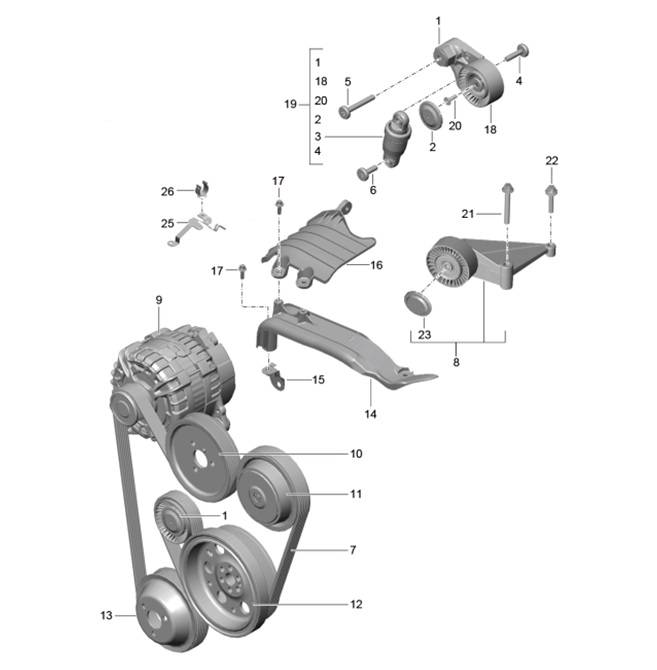 Torx head screw M8 x 33-10.9. Porsche 718 / 991.2 / 992 / GT4 / 971 ...