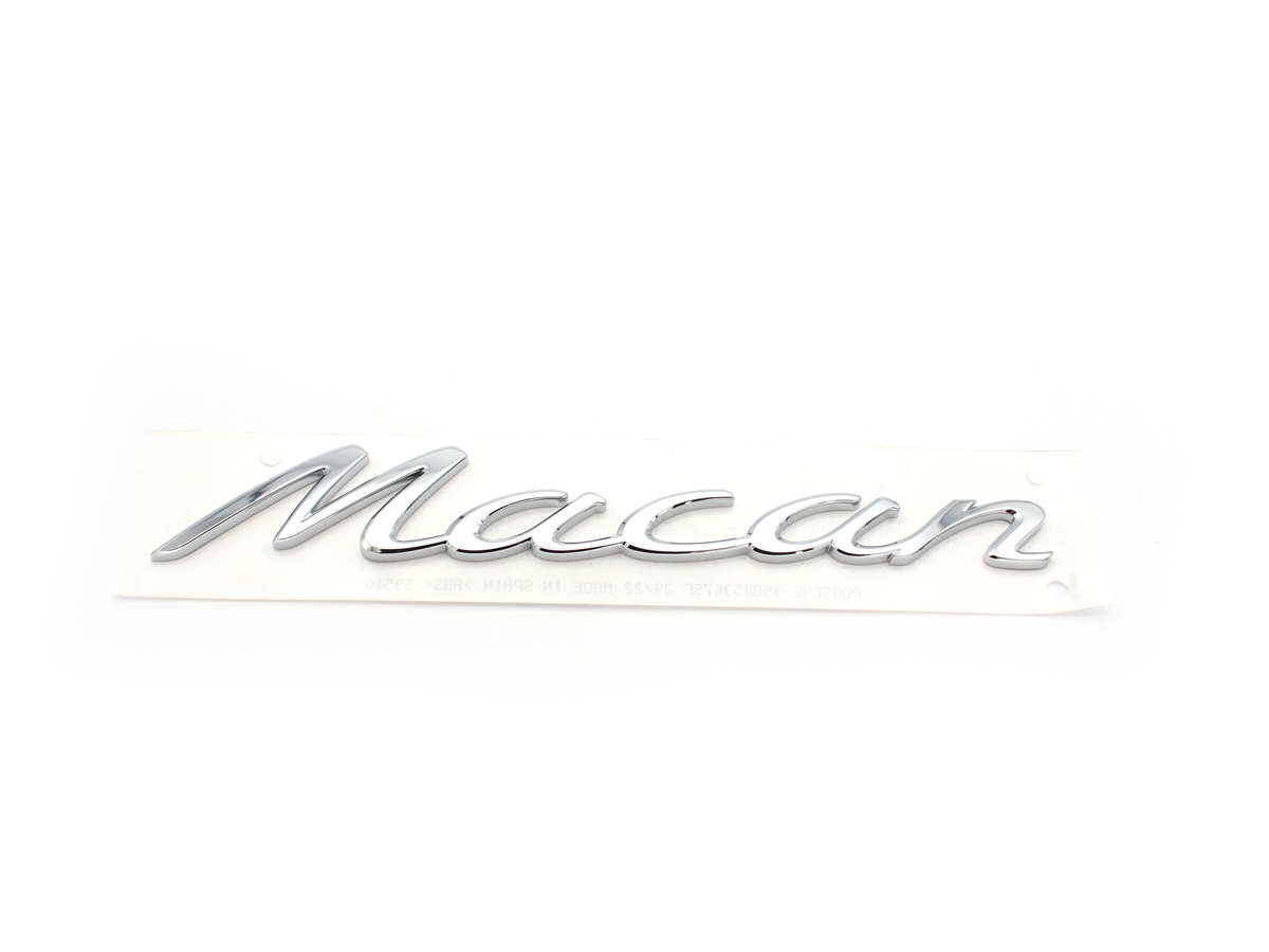 PORSCHE Chrome rear badge for Porsche 95B Macan 95B853675 - 95B853675F ...
