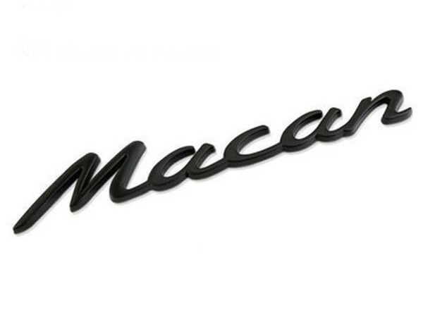 PORSCHE Matt balck rear badge for Porsche 95B Macan 95B853675 ...