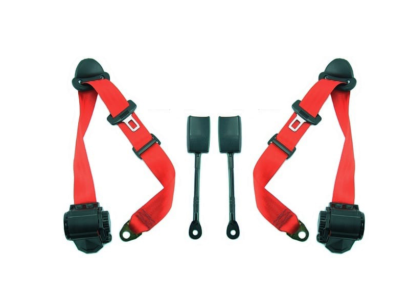 Retractable 3-point inertia reel front seat belts Porsche 993 - SA ...
