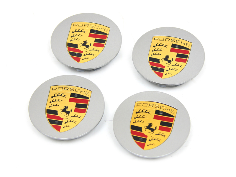 Wheel caps with coloured crest for Porsche 00004460707 - 00004460707 ...