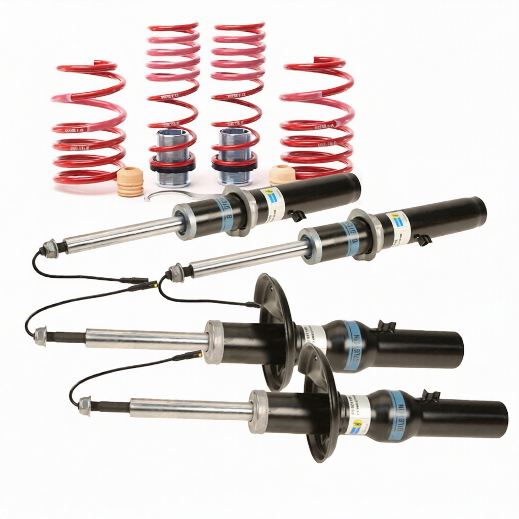 Amortiguador delantero y trasero Bilstein B4 Damptronic y muelle de ...