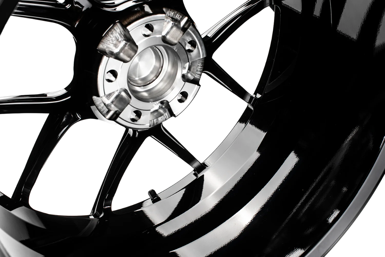 Titan 7 Forged T-S5 Split 5 Spoke Alloy Wheel Set Wicked Black. Porsche ...