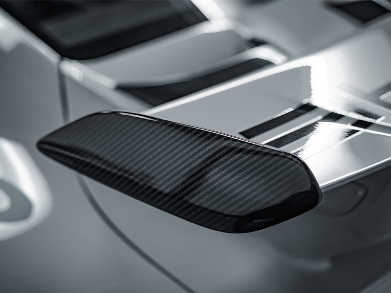 Carbon fibre rear wing end plates Porsche 991.2 GT3 - SA001 | Design 911