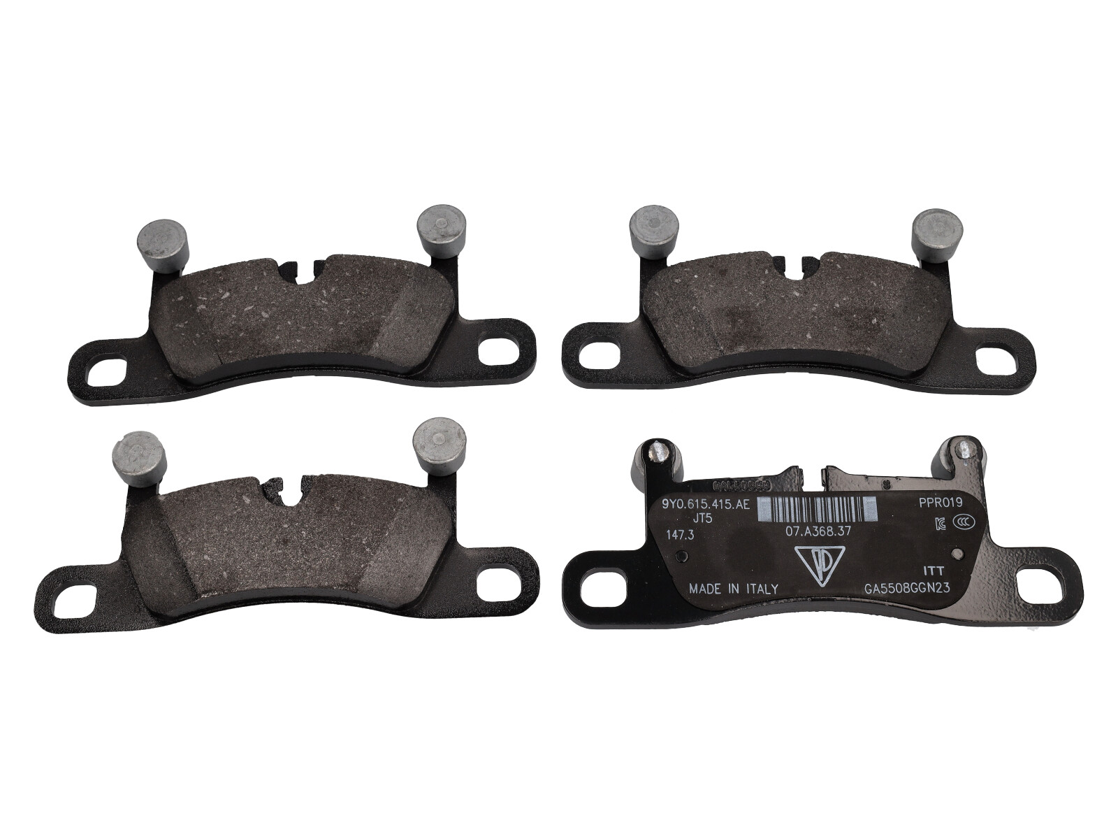Porsche Cayenne (9YA) Brake pads Rear 9Y0698451AE - 9Y0698451AE ...